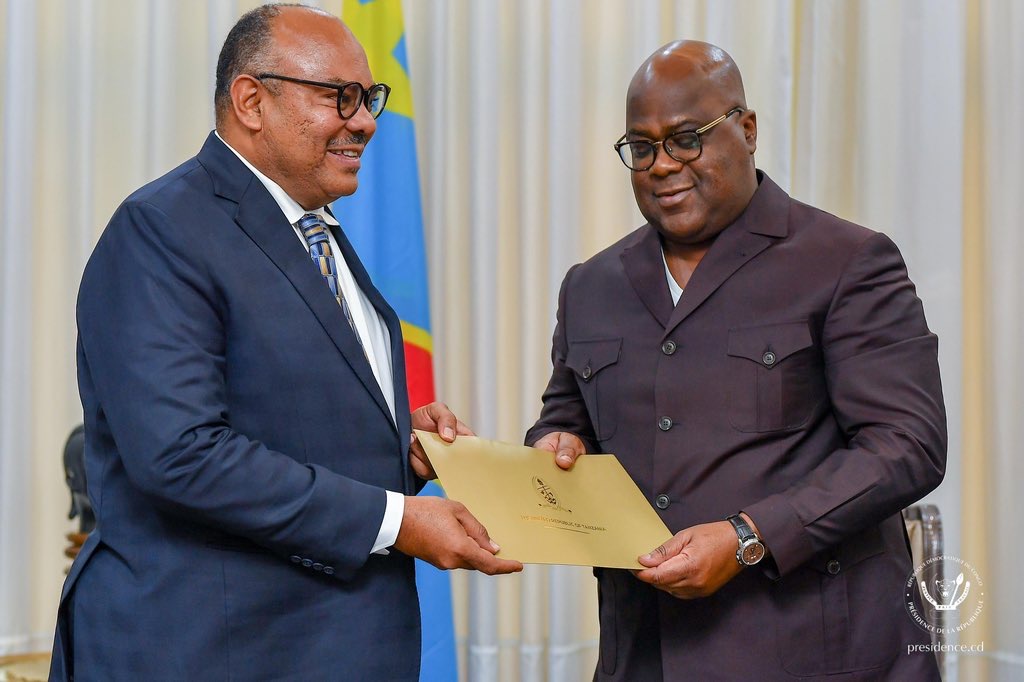 RDC–Tanzanie : Mahmoud Thabit Kombo transmet un message de Samia Suluhu ...