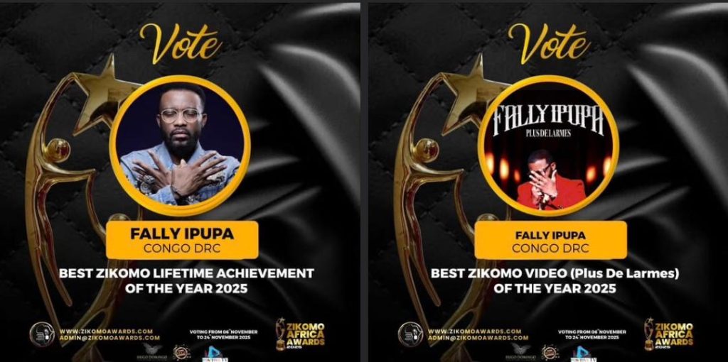 Zambie : Fally Ipupa doublement nominé aux Zikomo Awards 2025 | Netic News
